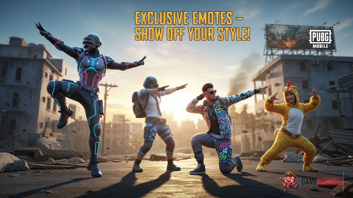 PUBG Mobile | Exclusive Emotes - Show Your Style!